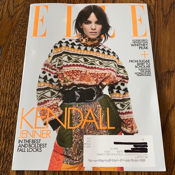 Elle | Other | August 22 Elle Magazine Kendall Jenner Brand New Never ...